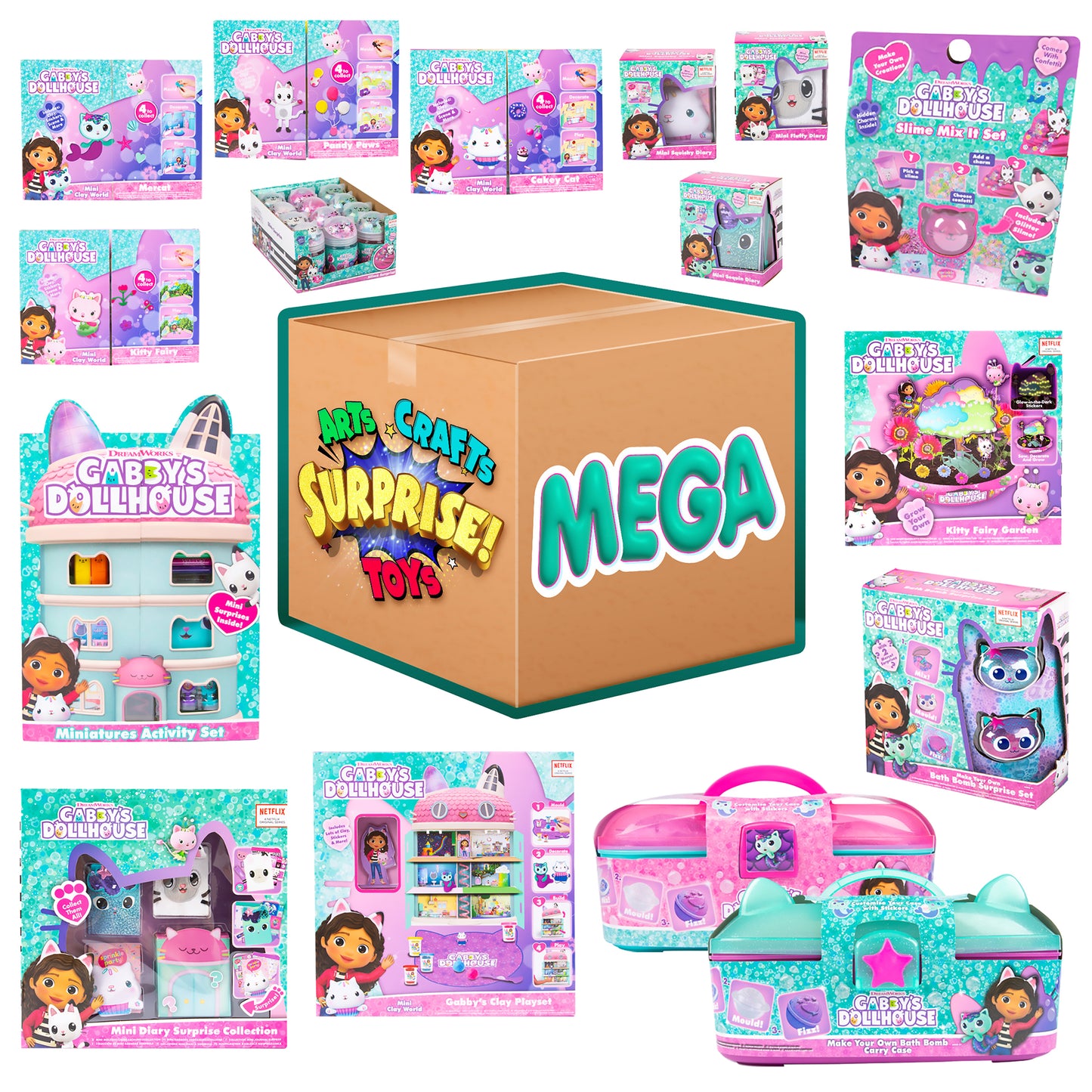 Gabbys Dollhouse Mega Box – Jade With Love Toys